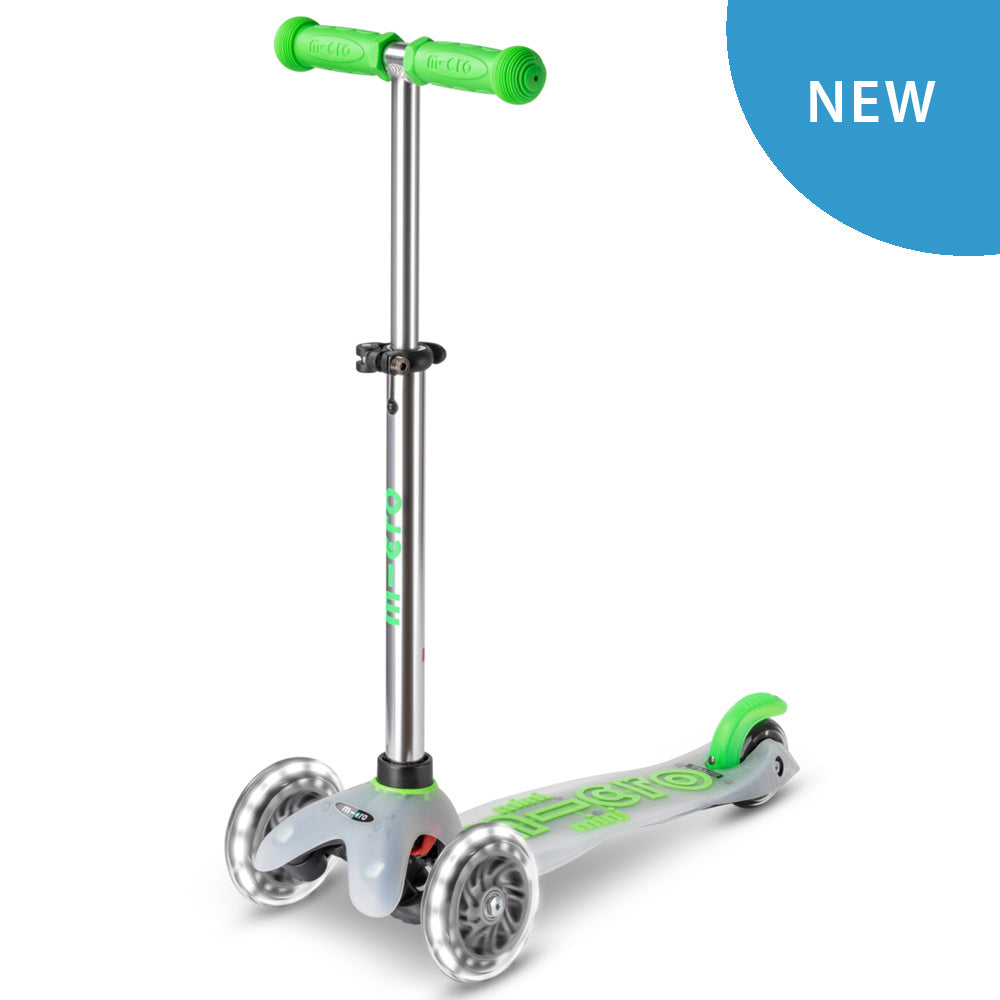 Mini Micro Deluxe Flux LED Neon Green – Micro Scooters Hong Kong